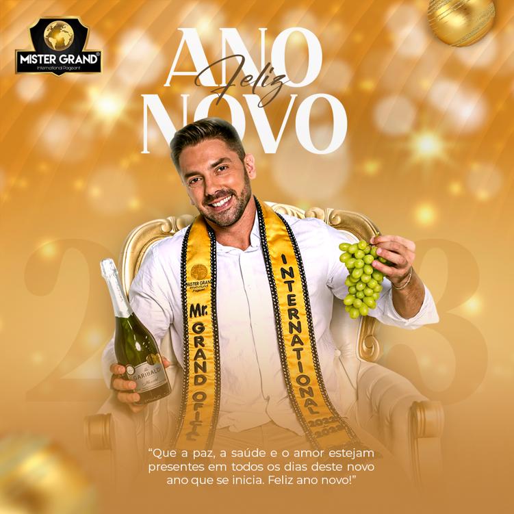 Mister Grand International, Gil Raupp faz fotos para comemorar o Ano ...